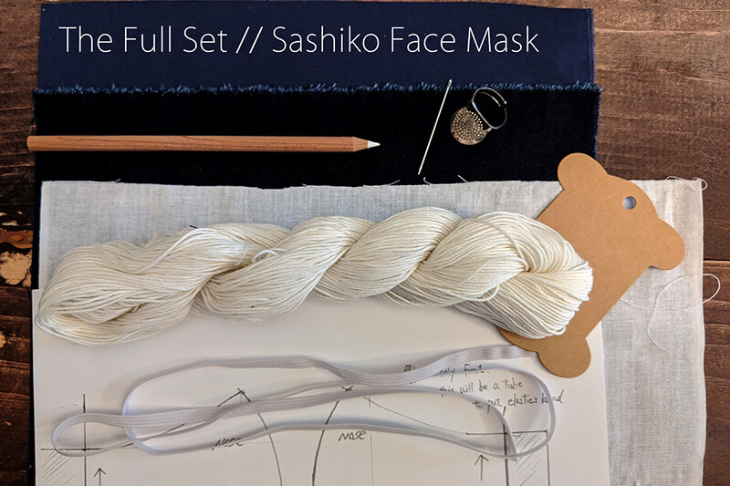 Sashiko FaceMask Kit | Make it by yourself