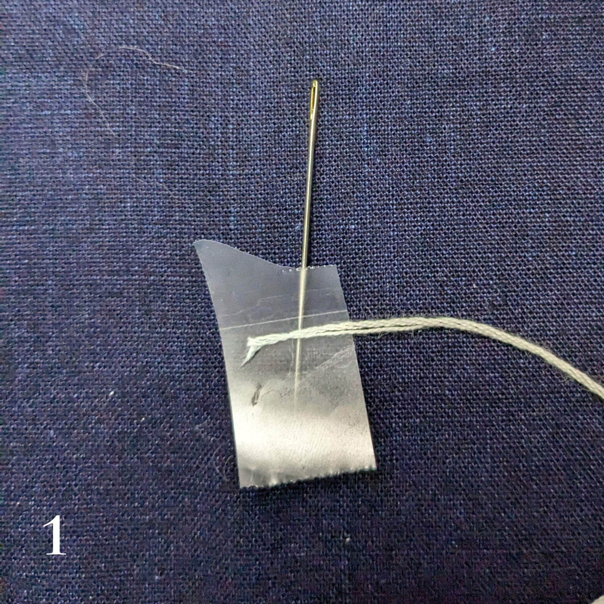 Help to Thread the Sashiko Needle (For Difficulty in Threading)